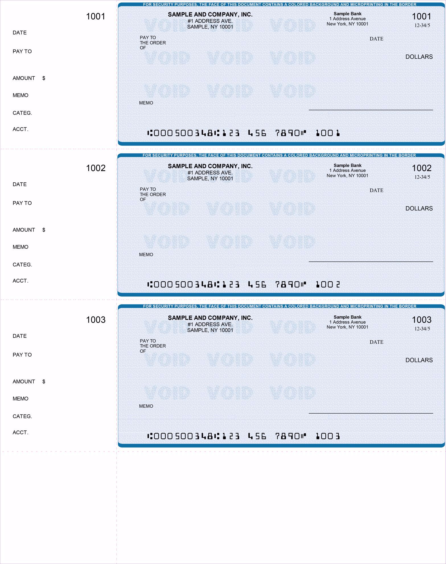 Buy Wallet/Personal QuickBooks Checks Online